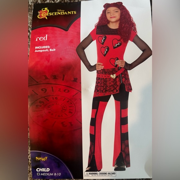 Disney | Costumes | Disney Descendants Red Halloween Costume | Poshmark